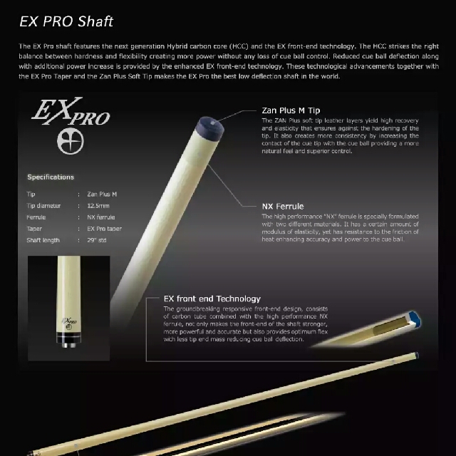 Mezz EXPRO Shaft ( United Joint ), Sports Equipment, Sports & Games, Billiards & Bowling on ...