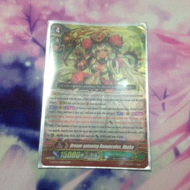 WTS Vanguard Neo Nectar Dream Spinning Ranunculus,Asha RRR English Version (Not Mint), Hobbies ...