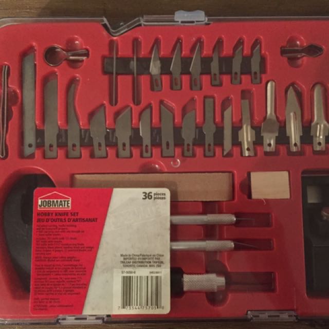 JOBMATE Hobby Knife Set, Design & Craft, Craft Supplies & Tools on ...