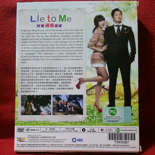 Lie To Me DVD Korea Drama, Hobbies & Toys, Music & Media, CDs & DVDs on Carousell