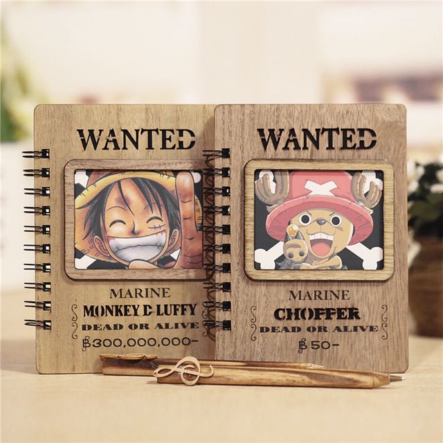 One Piece Wood Notebook, Hobbies & Toys, Books & Magazines, Children's ...