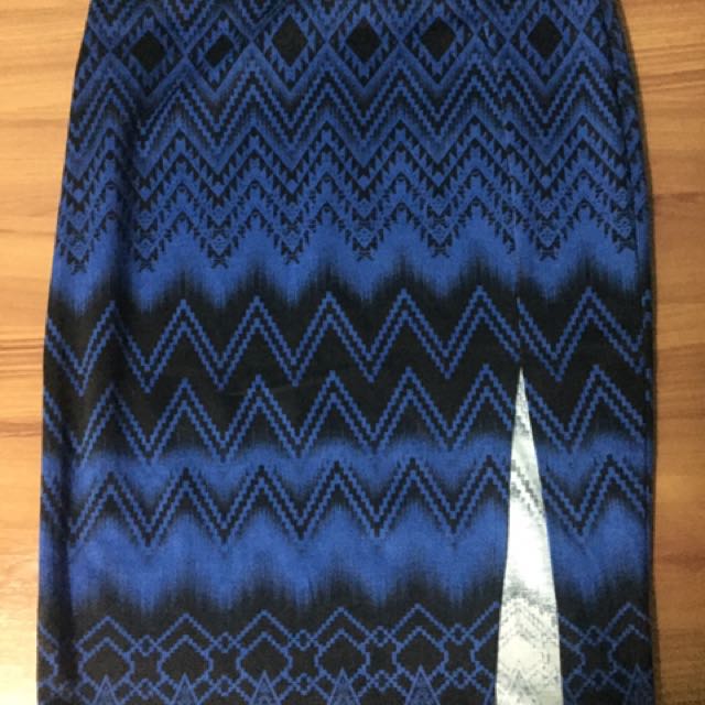 Slit Pencil Skirt, Women's Fashion, Bottoms, Skirts on Carousell