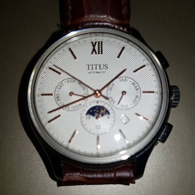 TITUS DAY DATE, Luxury, Watches on Carousell