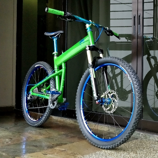 Brand New Full Size Folding Mountain Bike, Sports Equipment, Bicycles ...