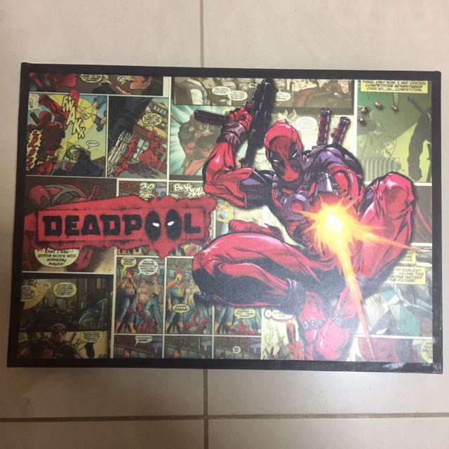 DeadPool Comic Frame, Furniture & Home Living, Home Decor, Frames ...