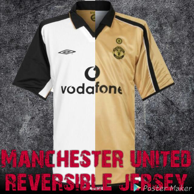 Manchester United Reversible Centenary Jersey AAA Quality, Sports ...