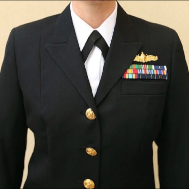 US navy service dress uniform, Women's Fashion, Dresses & Sets ...