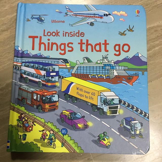 Usborne Look Inside Things That Go, Hobbies & Toys, Books & Magazines ...