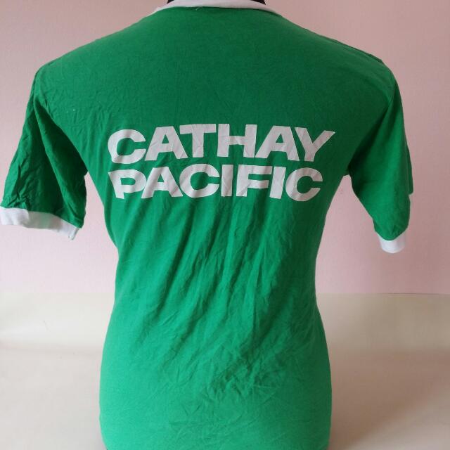 Vintage Cathay Pacific Ringer Shirt, Men's Fashion, Tops & Sets ...