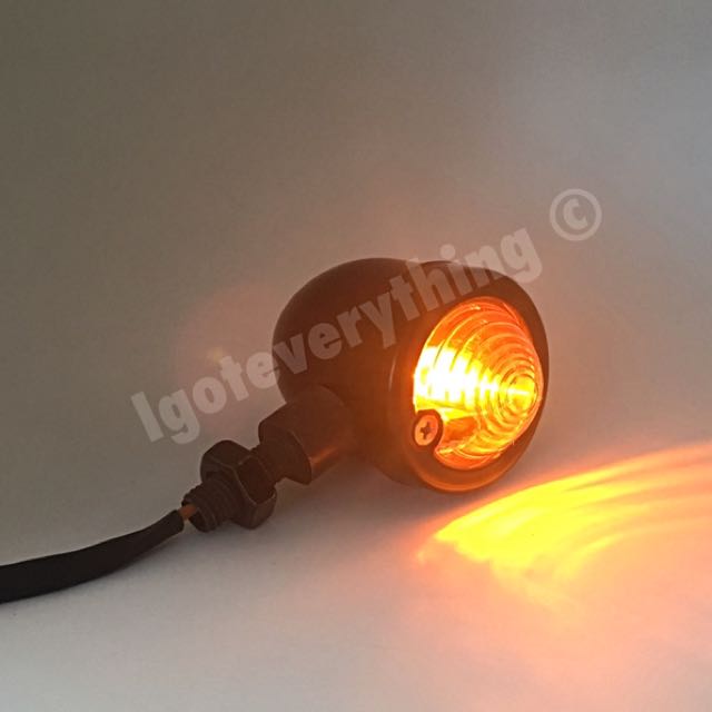 Cafe Racer Classic Bullet Signal Lamp, Motorcycles, Motorcycle ...