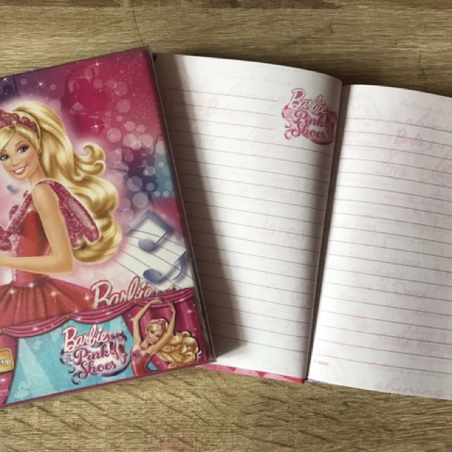 Hard Cover Authentic Barbie Note Book, Hobbies & Toys, Stationery ...