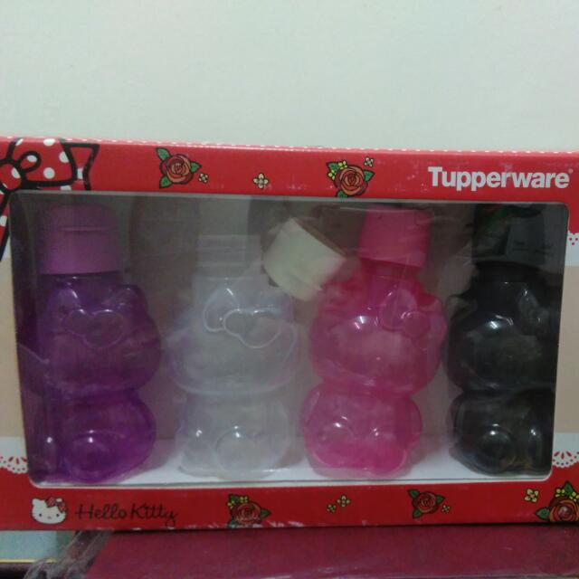 Hello Kitty Tupperware Bottles, Furniture & Home Living, Kitchenware & Tableware, Food ...