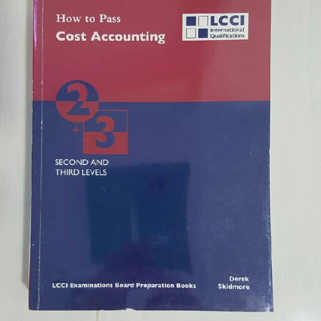 LCCI Cost Accounting Level 2 And 3, Hobbies & Toys, Books & Magazines ...