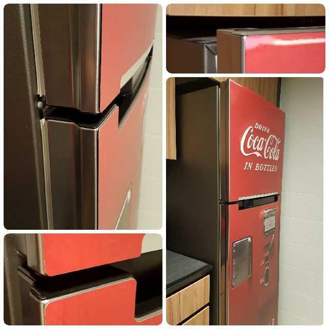 Magnet wrap on fridge door surface, Furniture & Home Living, Home Decor ...