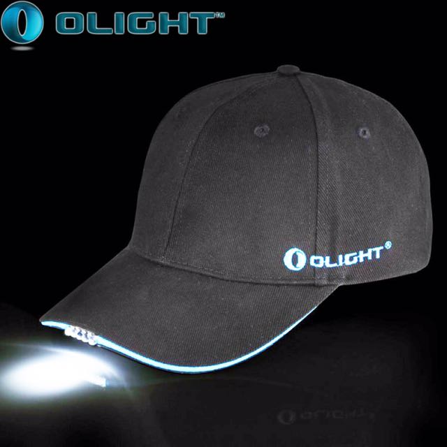 Olight Cap With Led, Sports, Sports & Games Equipment on Carousell