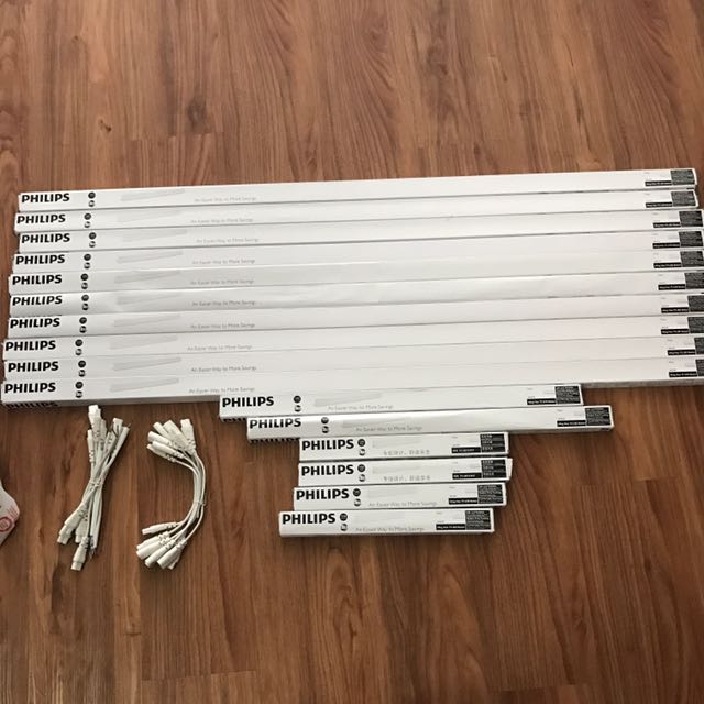 Philips T5 Led 4k Batten/T5 Connectors, Furniture & Home Living, Home ...