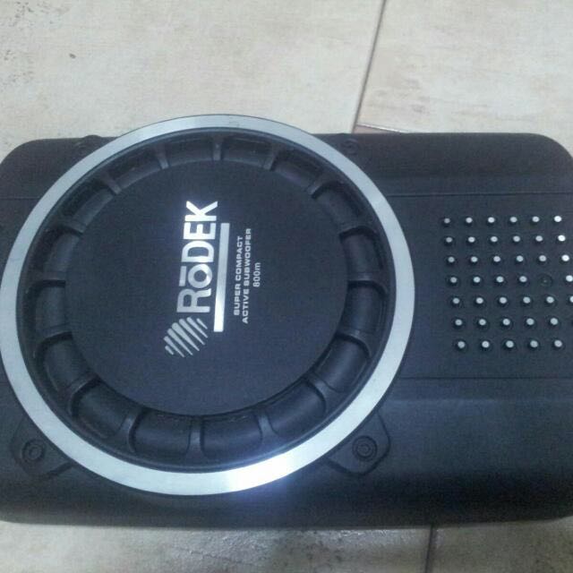 Rodek Active Subwoofer, Car Accessories on Carousell