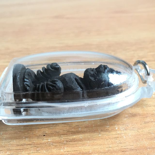 Thai Amulet - Hanuman Black Wood Carved - Lp Lae - Monkey God - Thai ...