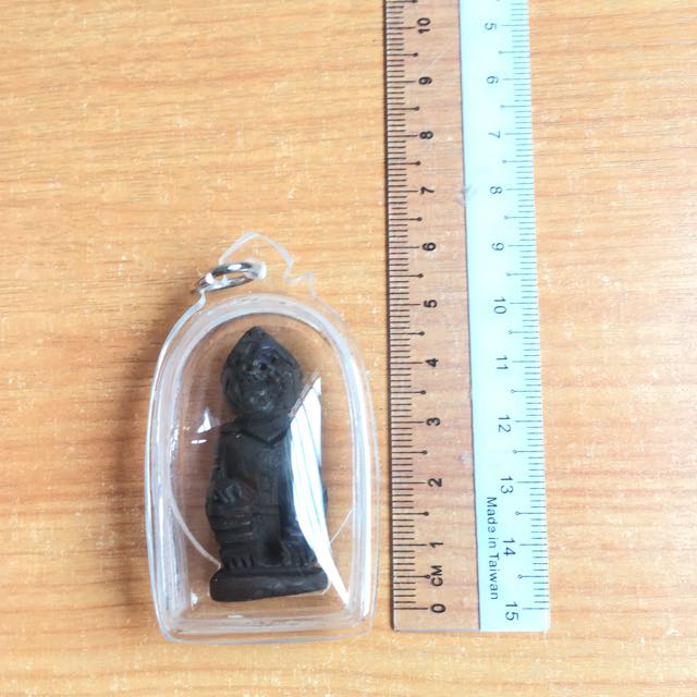Thai Amulet - Hanuman Black Wood Carved - Lp Lae - Monkey God - Thai ...