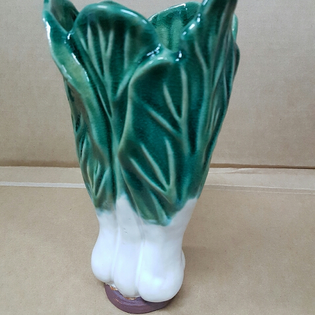 Vintage Vegetable Shape Porcelain Vase, Furniture & Home Living, Home ...