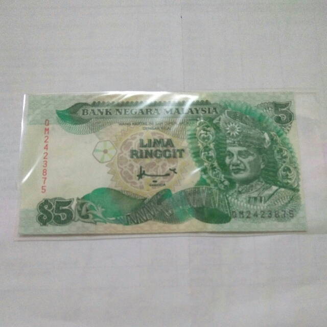 Error Cutting Old Rm5 Notes UNC, Hobbies & Toys, Collectibles ...