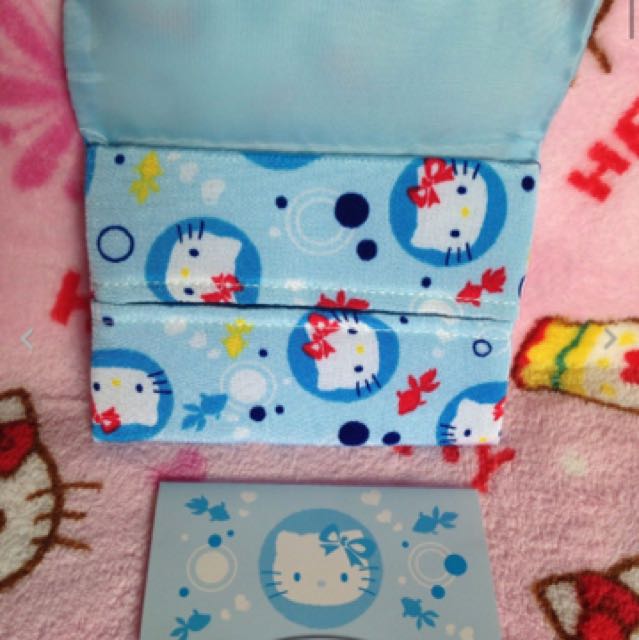 Hello Kitty Tissue Pouch With Blotter Paper, Women's Fashion, Bags ...
