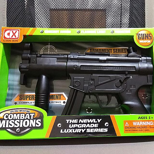 MP5K Toy Gun Electric Sound painted, Hobbies & Toys, Toys & Games on Carousell