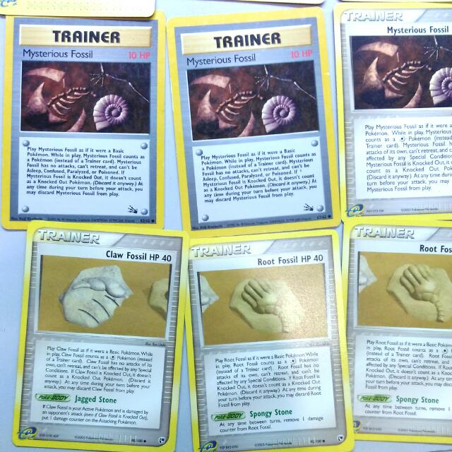 Pokemon Cards Collection Dark Steel Fossils, Hobbies & Toys, Toys ...