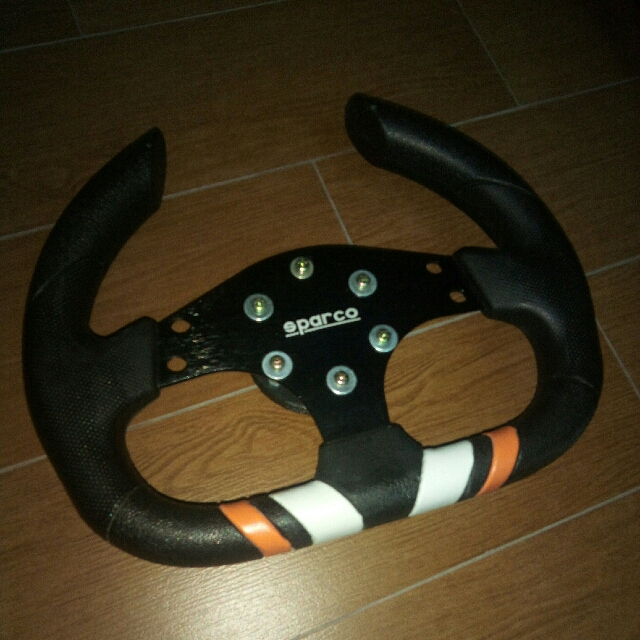 Sparco Racing wheel Thrustmaster Fanatec, Video Gaming, Gaming ...