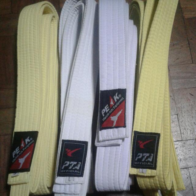 Taekwondo Belts (Kix And Peak), Men's Fashion, Activewear on Carousell