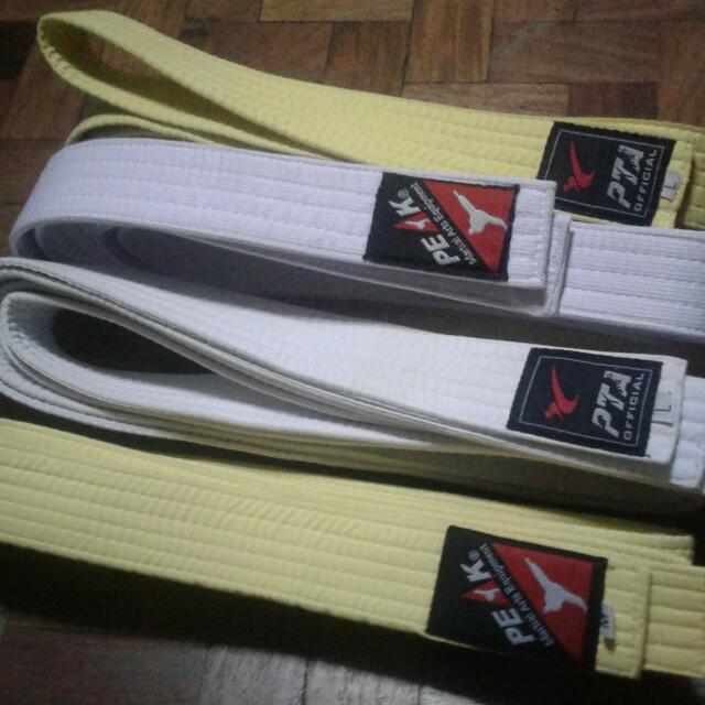 Taekwondo Belts (Kix And Peak), Men's Fashion, Activewear on Carousell