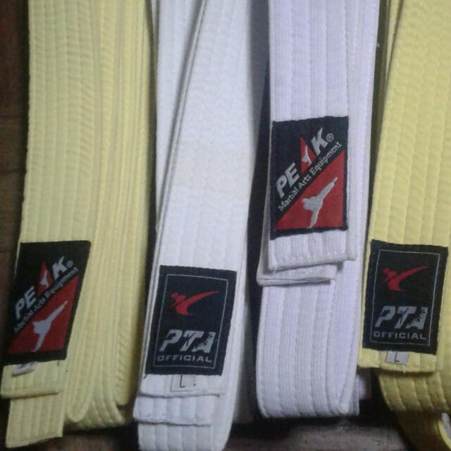 Taekwondo Belts (Kix And Peak), Men's Fashion, Activewear on Carousell