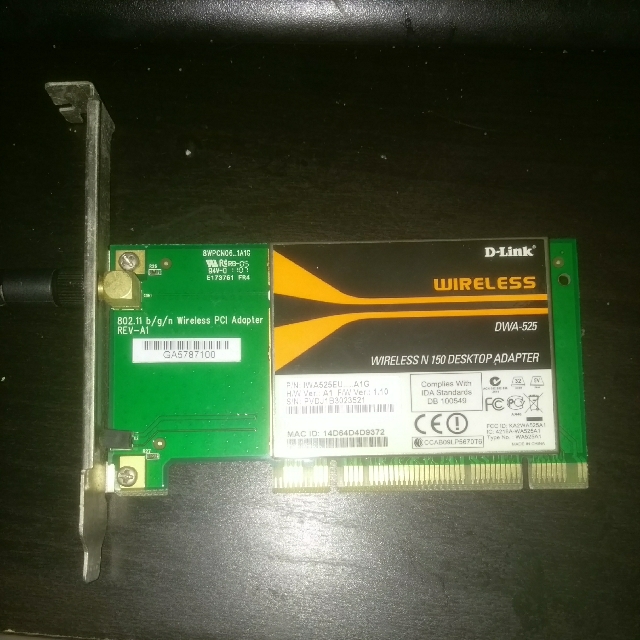 D-link Wireless Desktop adapter, Computers & Tech, Parts & Accessories ...