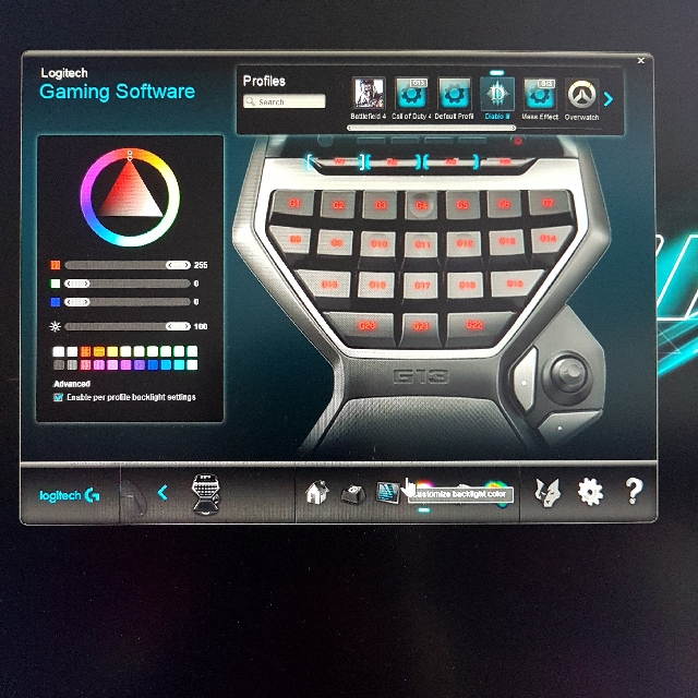 Logitech G13 Advance Gameboard, Video Gaming, Video Game Consoles ...