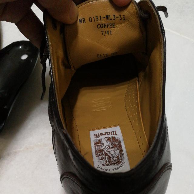 Marelli leather shoes, Men's Fashion, Footwear, Casual shoes on Carousell