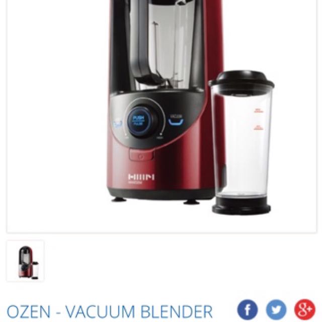 Ozen Vacuum Blender, TV & Home Appliances, Kitchen Appliances, Juicers ...
