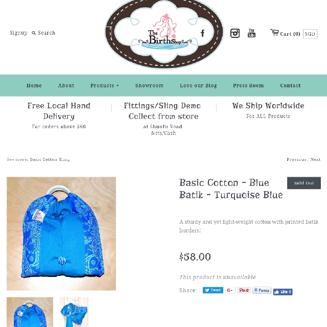 Sarong Ring Sling Baby Carrier, Babies & Kids, Babies & Kids Fashion on ...