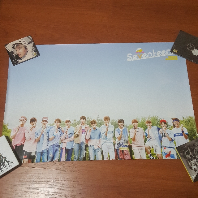 Seventeen Posters, Hobbies & Toys, Memorabilia & Collectibles, K-Wave ...