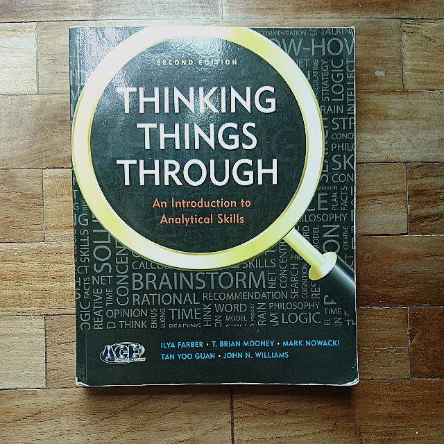 Thinking Things Through Analytical Skills Textbook, Hobbies & Toys ...