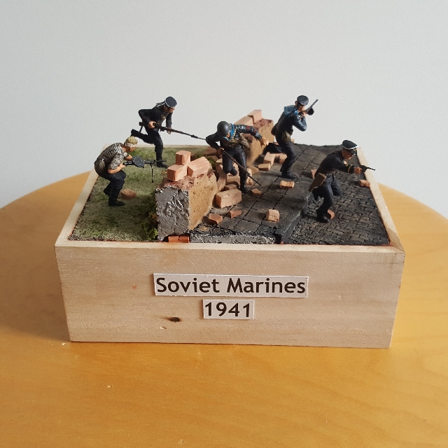 WW2 Soviet Marines Diorama Scale 1:35, Hobbies & Toys, Art & Prints on ...