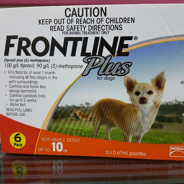 Frontline Plus For Dogs Upto 10 Kgs, Pet Supplies, Pet Food on Carousell