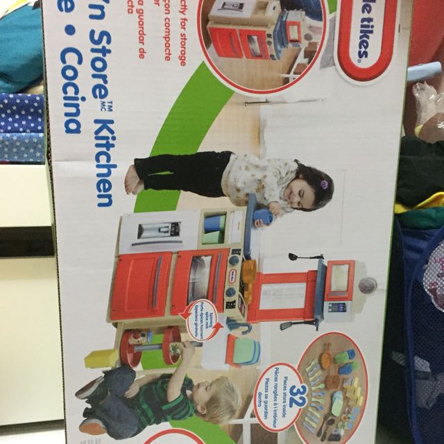 Little Tikes Cook N Store Kitchen, Babies & Kids, Baby Nursery & Kids ...