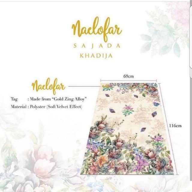 Sejadah Neelofa, Women's Fashion, Muslimah Fashion, Hijabs on Carousell