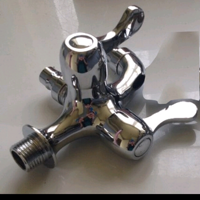 Shower Tap / Bathroom Tap / Washing Machine Tap / 2 way Cold Water Tap ...