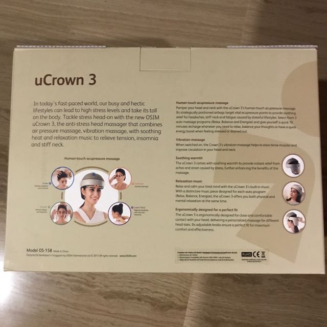 uCrown 3 - OSIM, Health & Nutrition, Massage Devices on Carousell