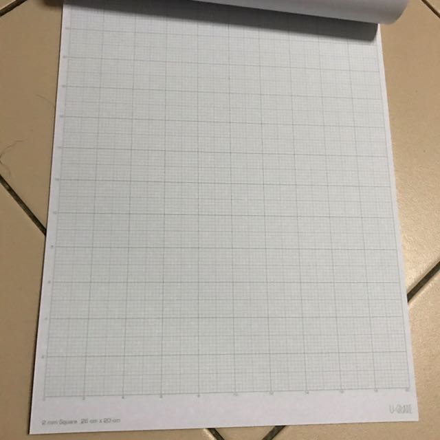 A4 Graph paper UGRADE, Hobbies & Toys, Books & Magazines, Children's ...