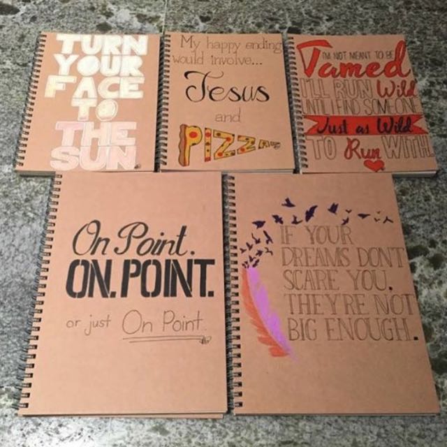 Customised Notebooks, Hobbies & Toys, Stationery & Craft, Stationery ...