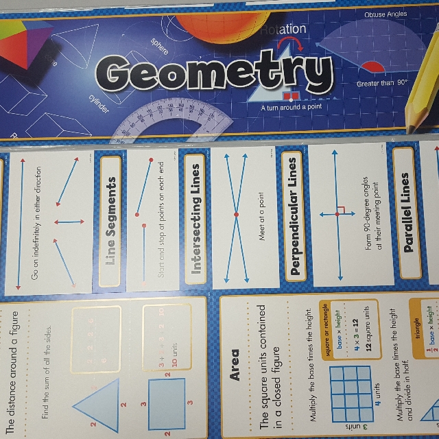 Geometry Rules, Hobbies & Toys, Books & Magazines, Textbooks on Carousell