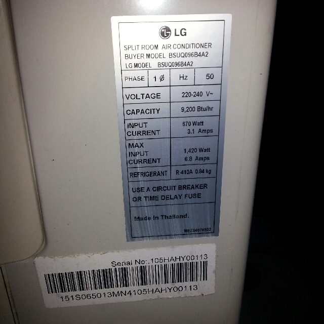 LG System 1 Air-con, TV & Home Appliances, Air Conditioners & Heating ...