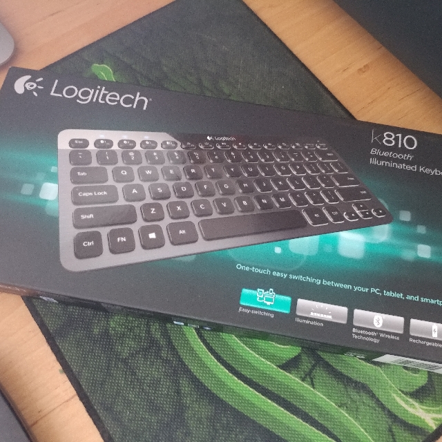 Logitech K810 3 Channel Wireless Bluetooth Keyboard, Computers & Tech ...